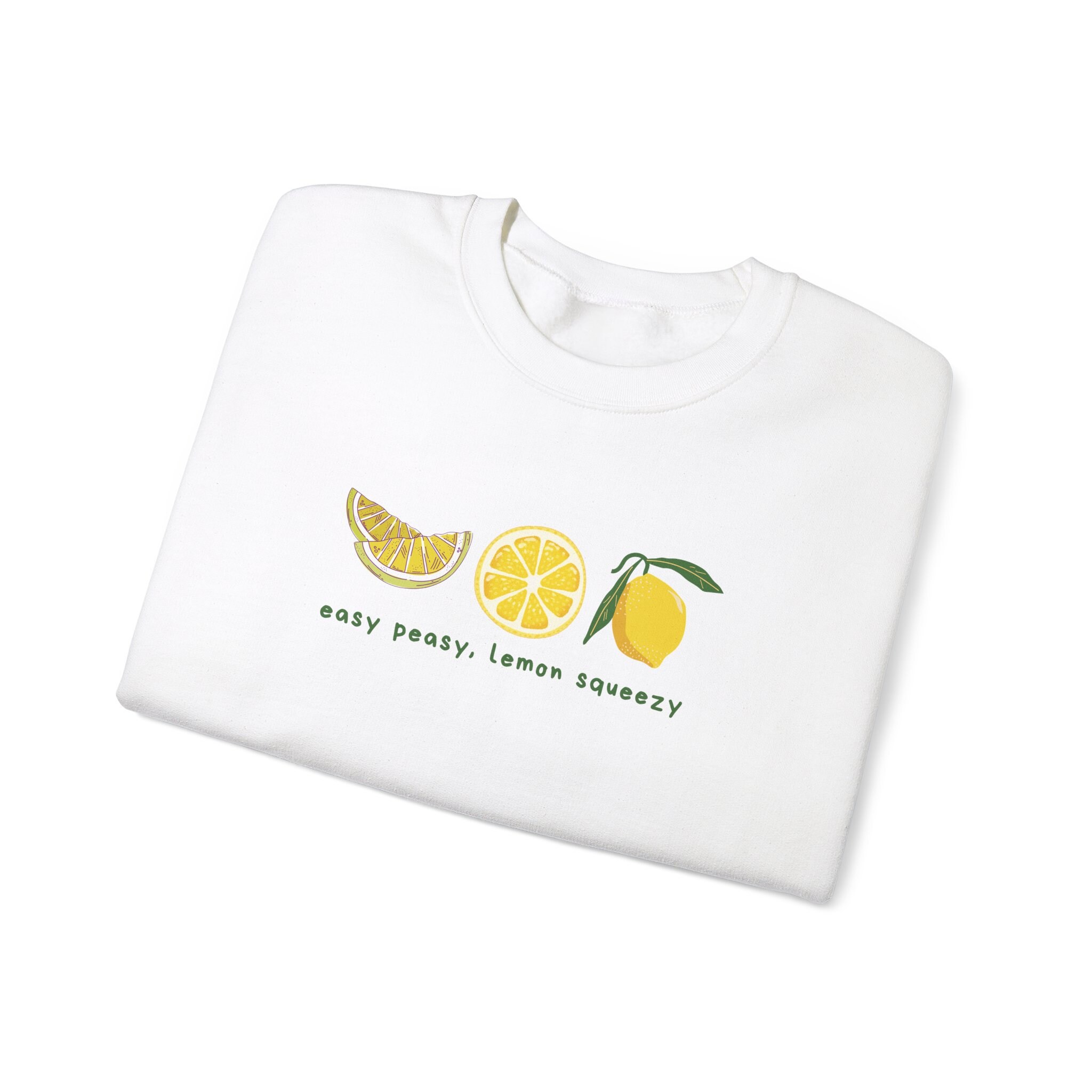 Easy Peasy Lemon Squeezy Sweater Good Vibes Good Mood Summer Sweatshirt ...