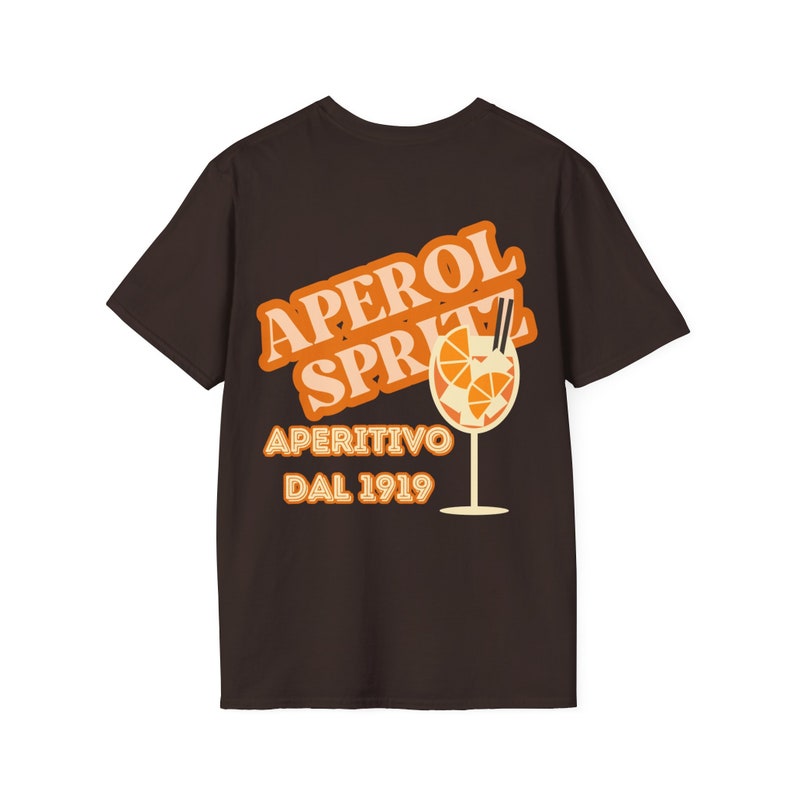 Aperol Spritz T-shirt Unisex Back Print Gifts for Women Men Aperol Fan ...