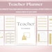 Teacher Planner Gold 2024, Teacher Weekly Planner, Lesson Planner ...