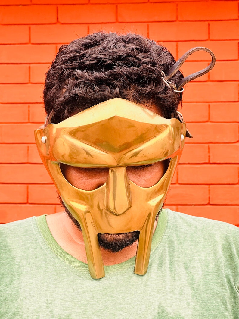 MF DOOM Face Mask Mad Villain Mild Aluminum L Face Armour - Etsy