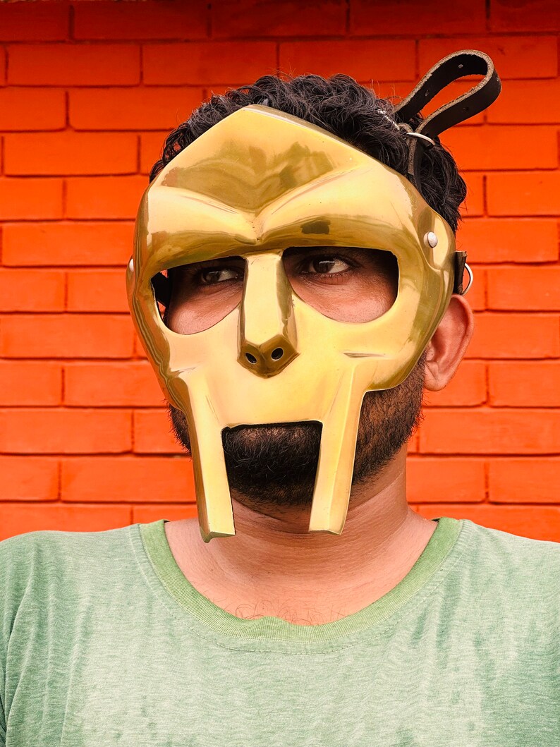 MF DOOM Face Mask Mad Villain Mild Aluminum L Face Armour - Etsy