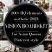 Vision Board for Asian Queens, Vision Board Kit, Vision Board ...