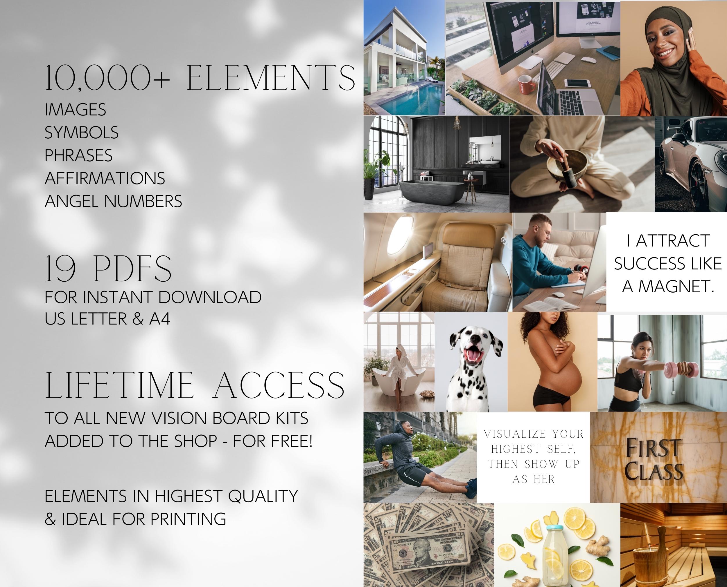 Vision Board Kit Mega Bundle, Vision Board, Vision Board Printables ...