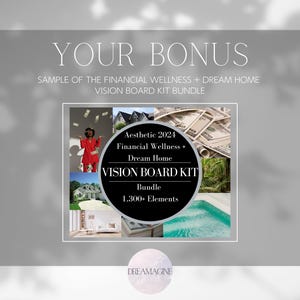 Vision Board Kit Bundle 2k+ Elements, Vision Board, Vision Board ...