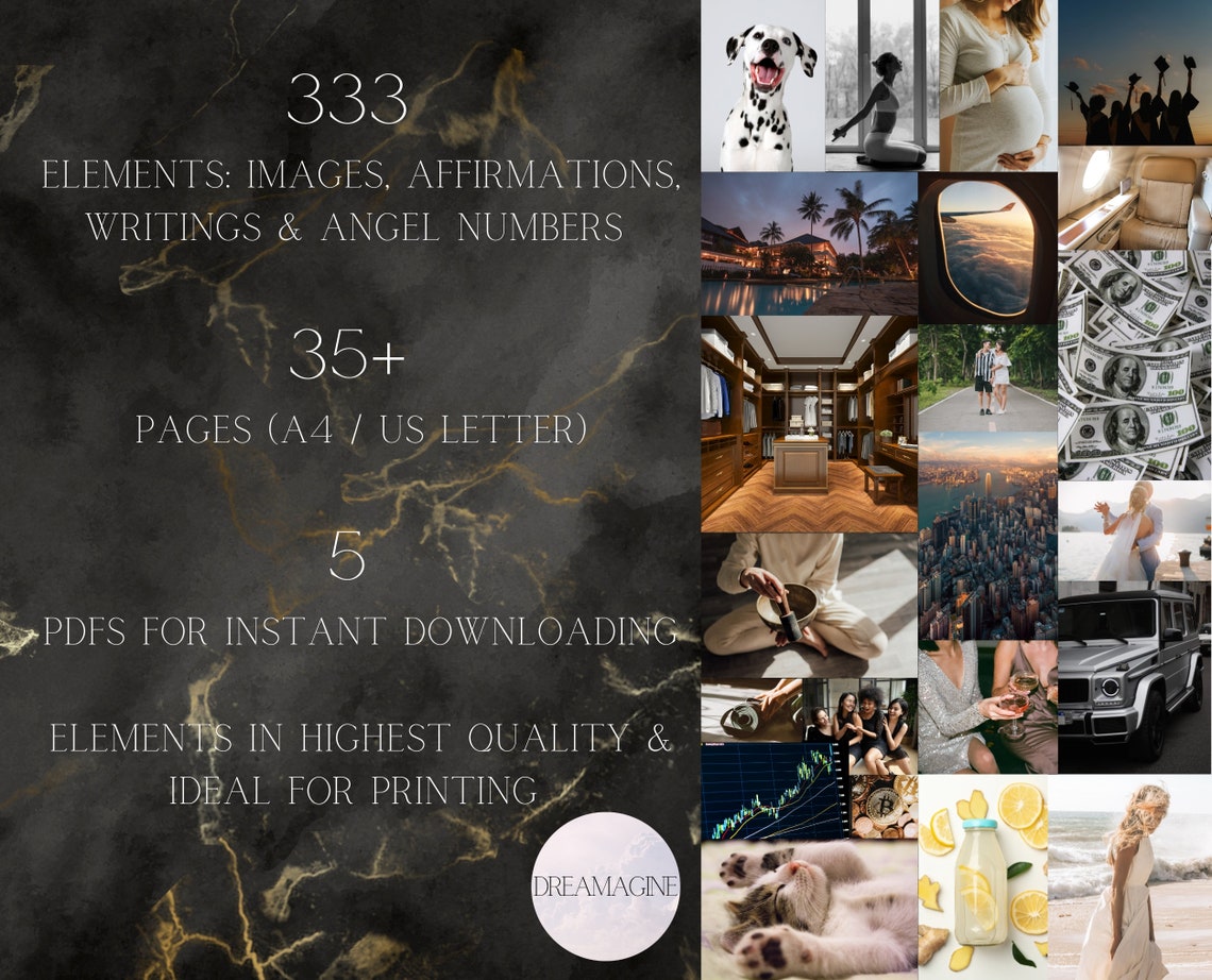 Vision Board for Asian Queens, Vision Board Kit, Vision Board ...