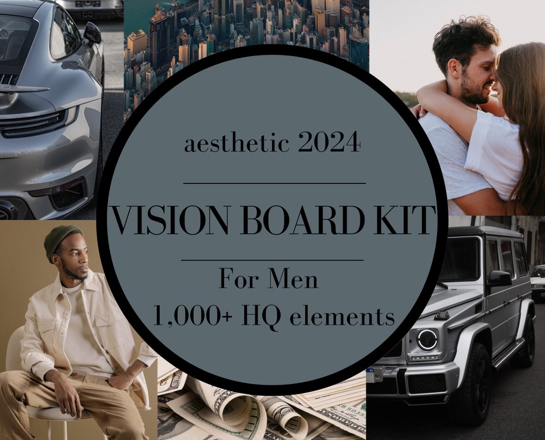 Vision Board Kit for Men, 1,000 Elements, Vision Board, Vision Board ...