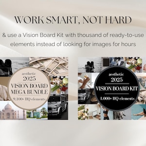 Vision Board Planner, Vision Board, Vision Board Printables, Vision ...