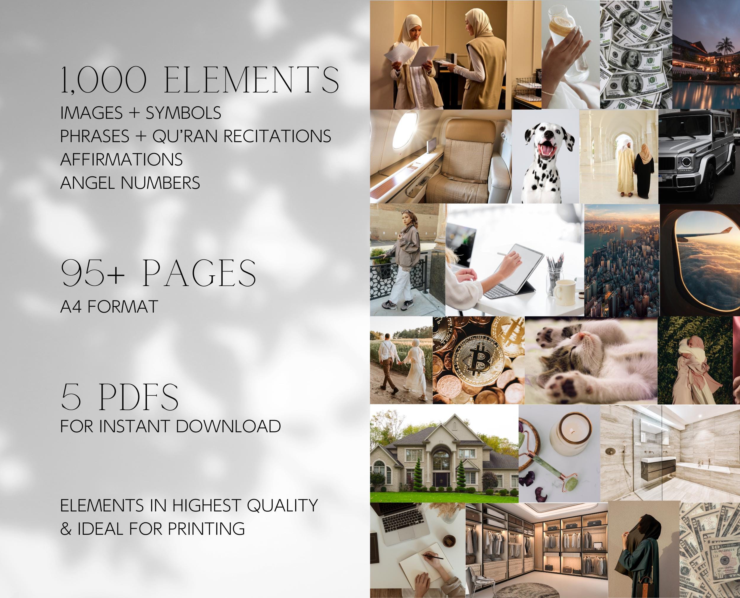 Vision Board Kit for Muslim Queens, Vision Board, Vision Board ...