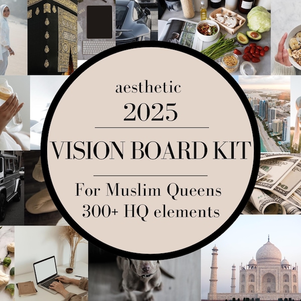 Islamic Vision Board - Etsy