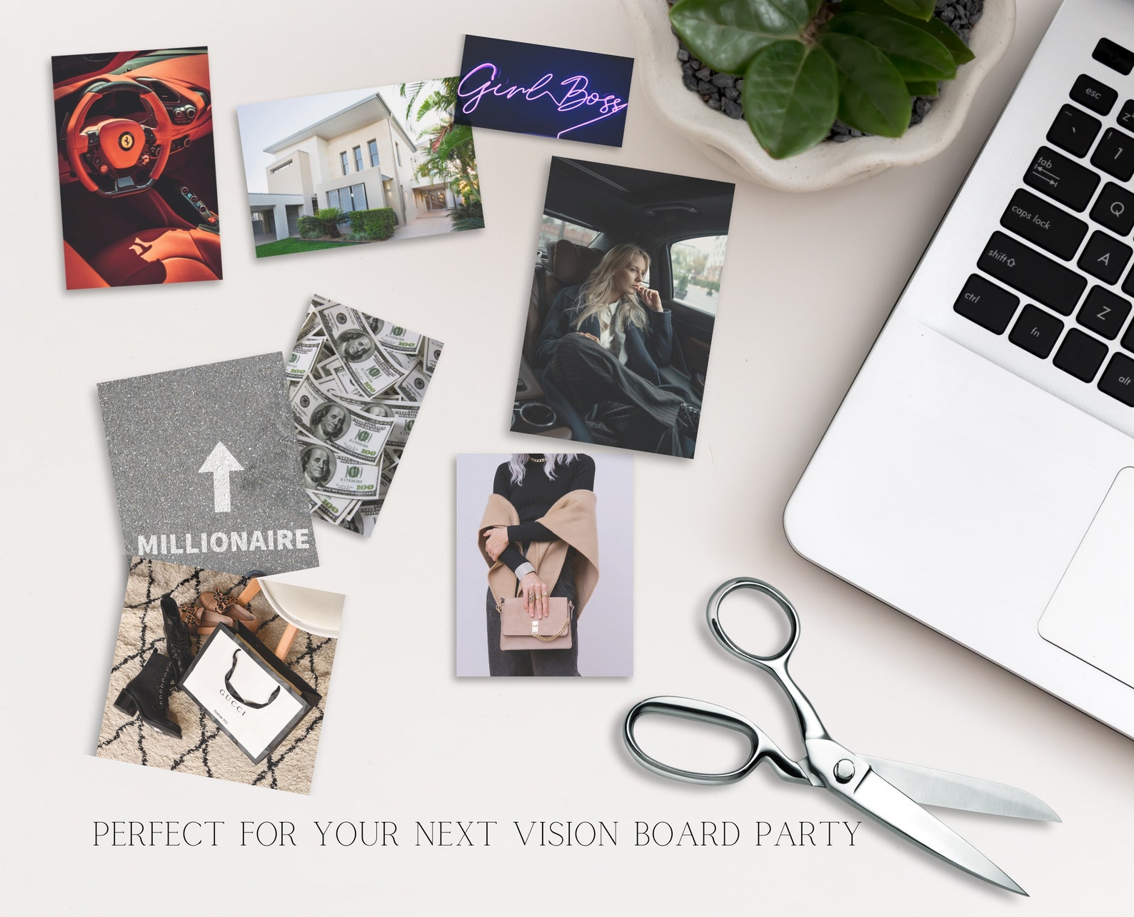 Vision Board Kit Bundle 1,300+ Elements, Vision Board, Vision Board ...