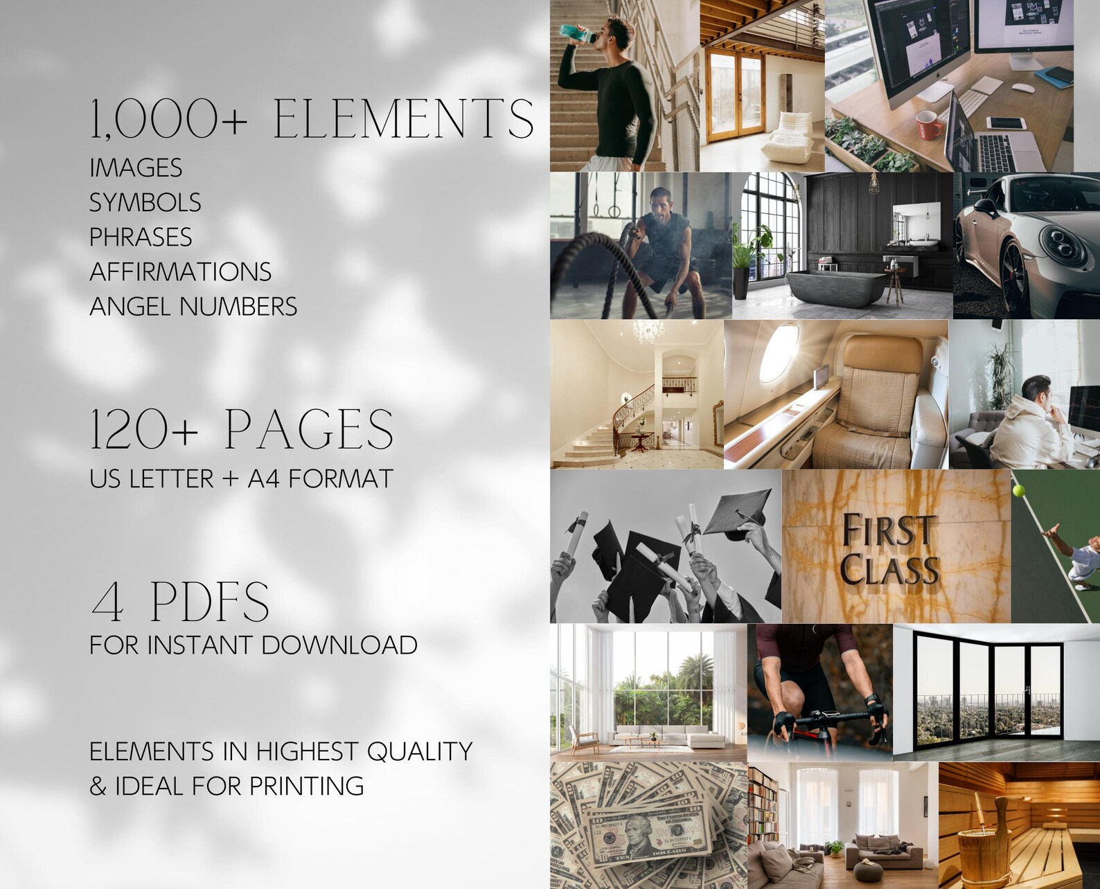 Vision Board Kit for Men, 1,000+ Elements, Vision Board, Vision Board ...