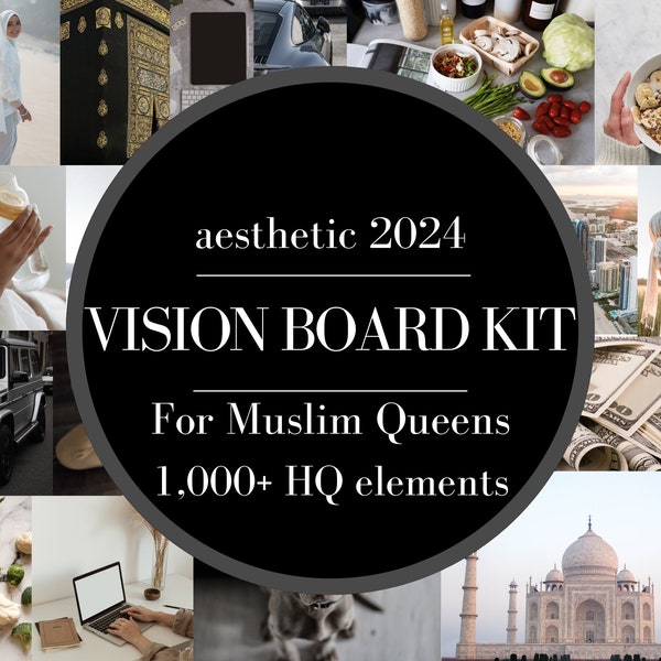 Vision Board Template - Etsy