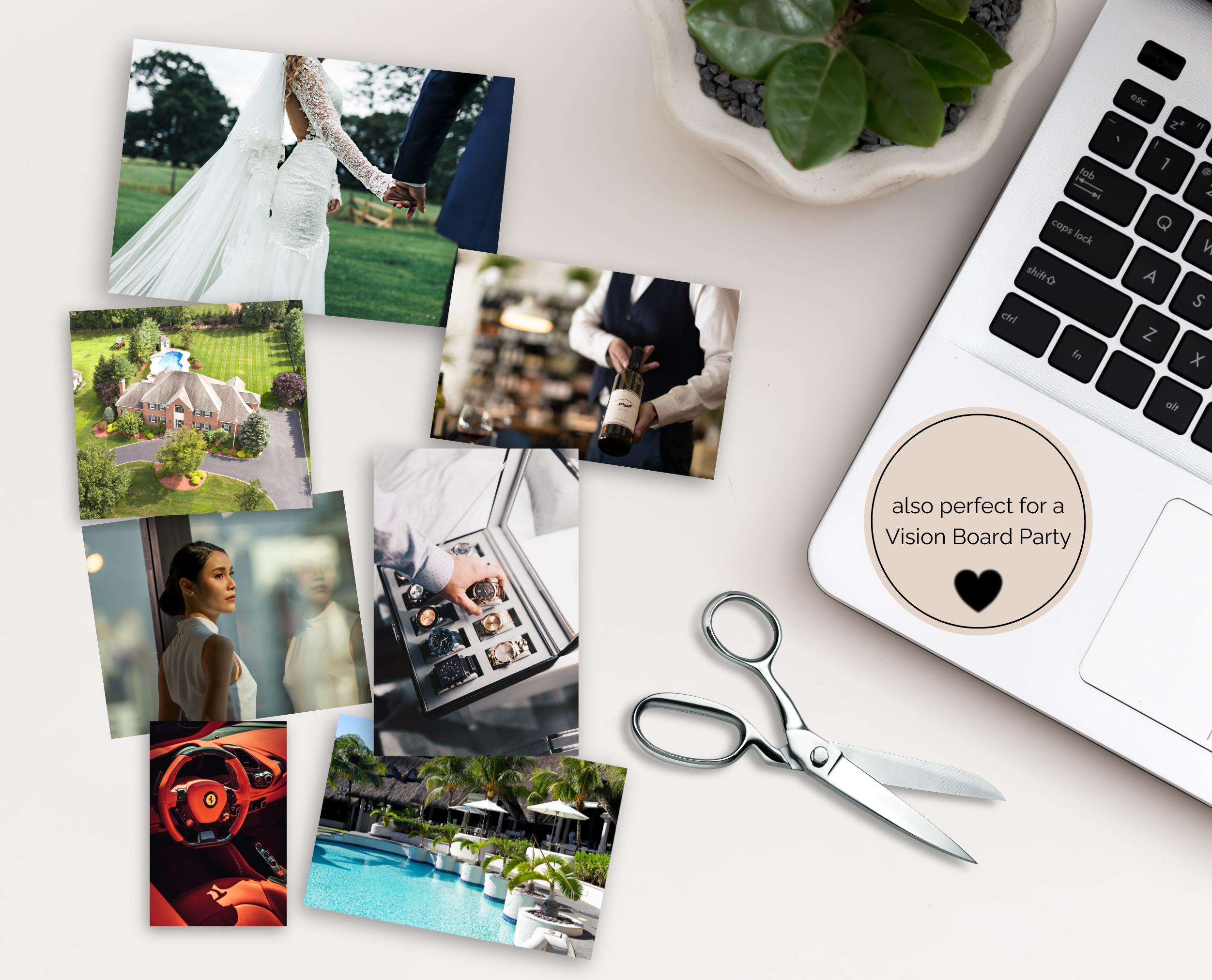Luxury Vision Board Kit, Vision Board, Vision Board Printables, Vision ...