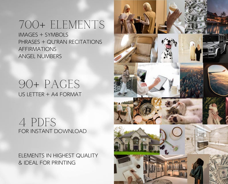 Vision Board Kit for Muslim Queens, Vision Board, Vision Board ...