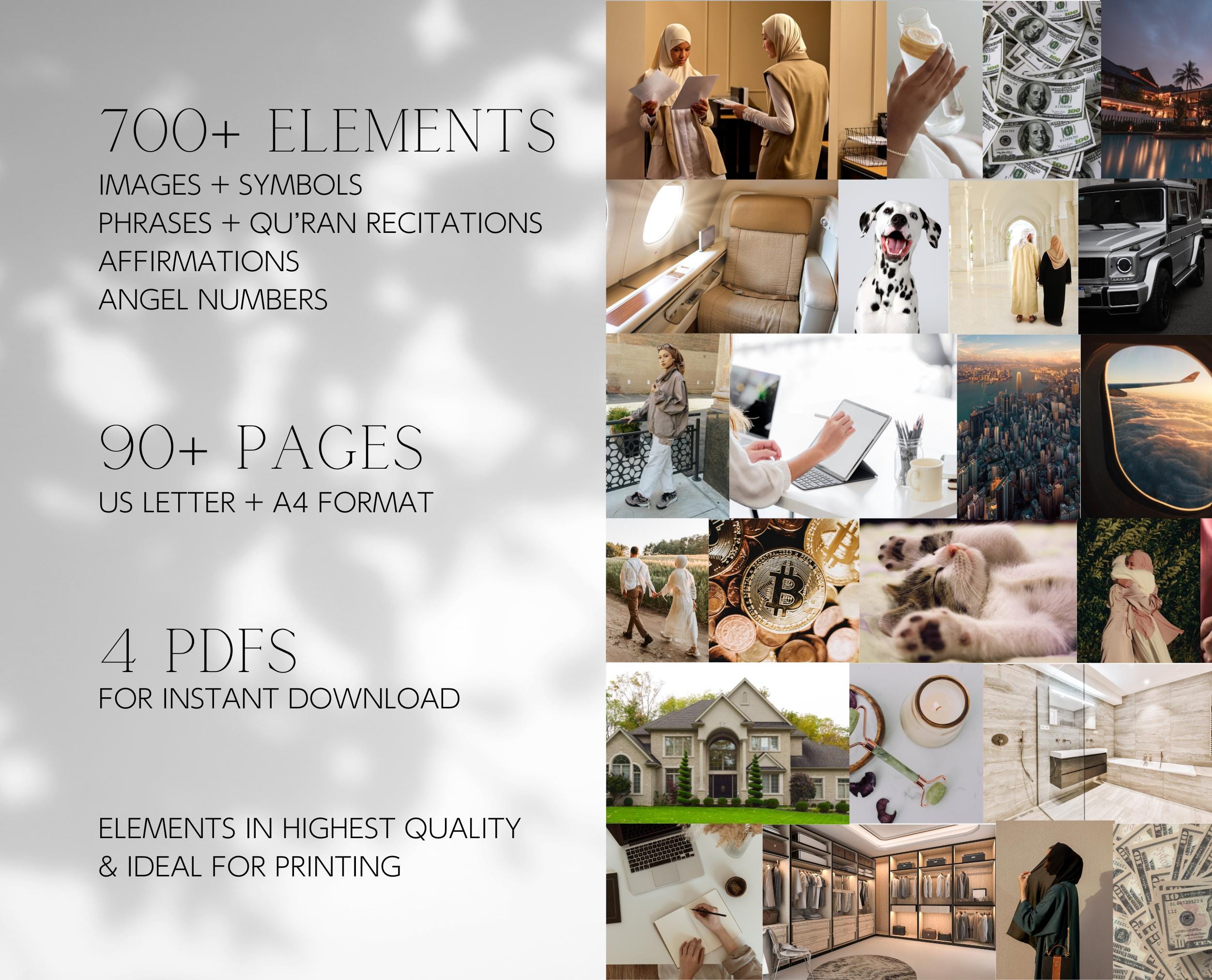 Vision Board Kit for Muslim Queens, Vision Board, Vision Board ...
