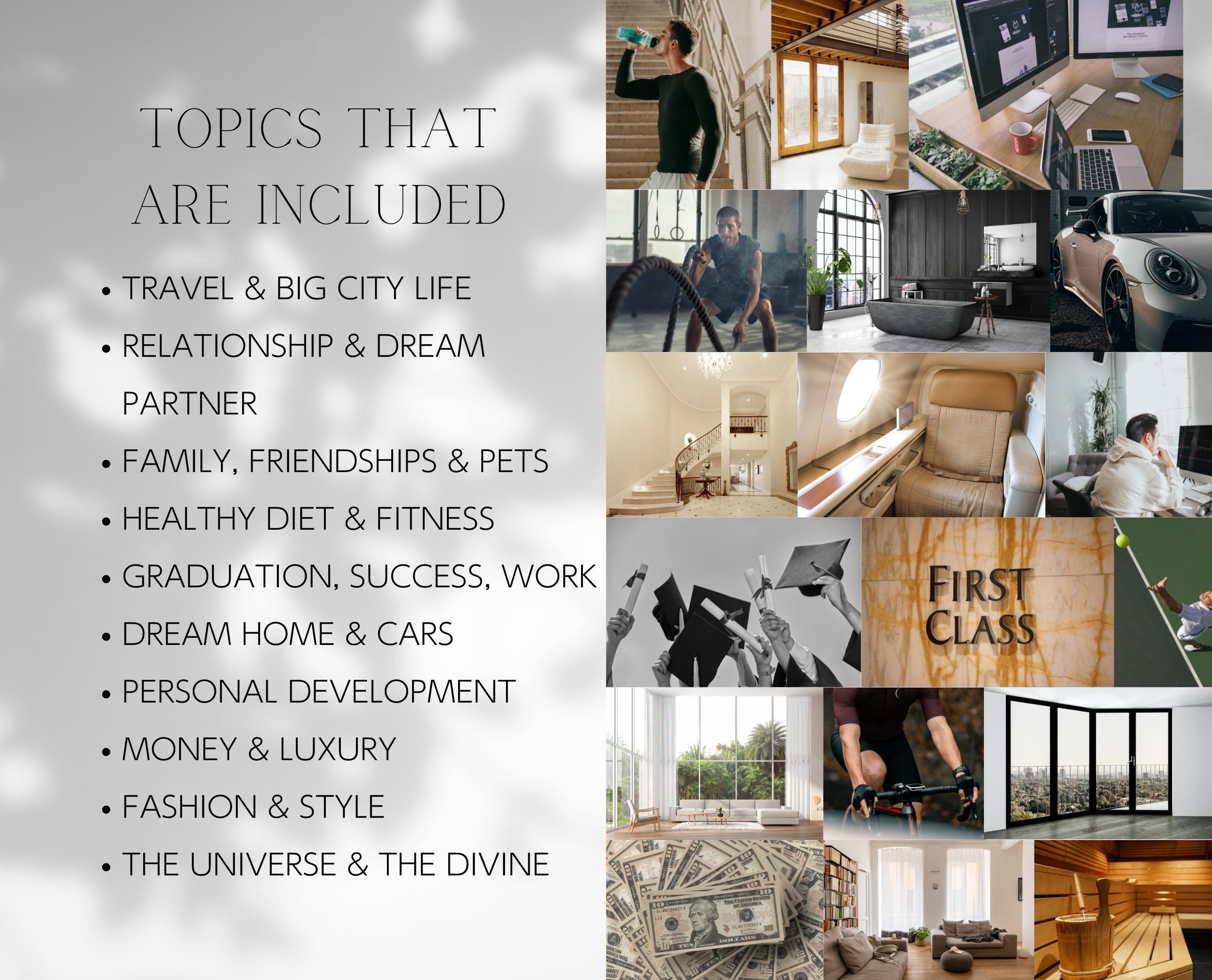 Vision Board Kit for Men, 1,000+ Elements, Vision Board, Vision Board ...