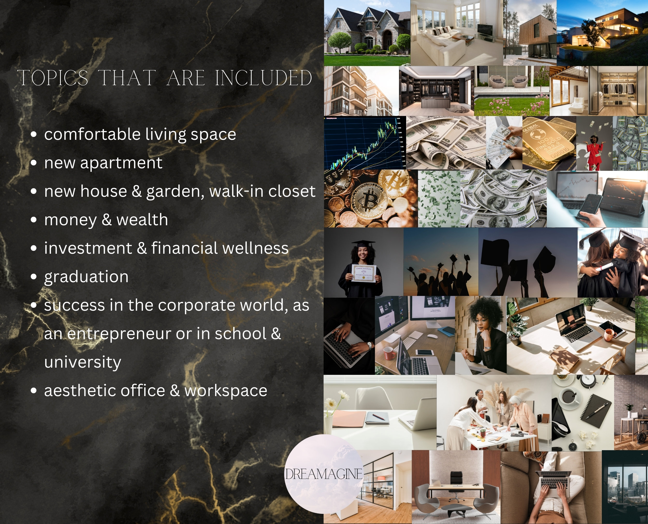 Vision Board for Black Queens, 1k Elements, Vision Board Kit, Vision ...