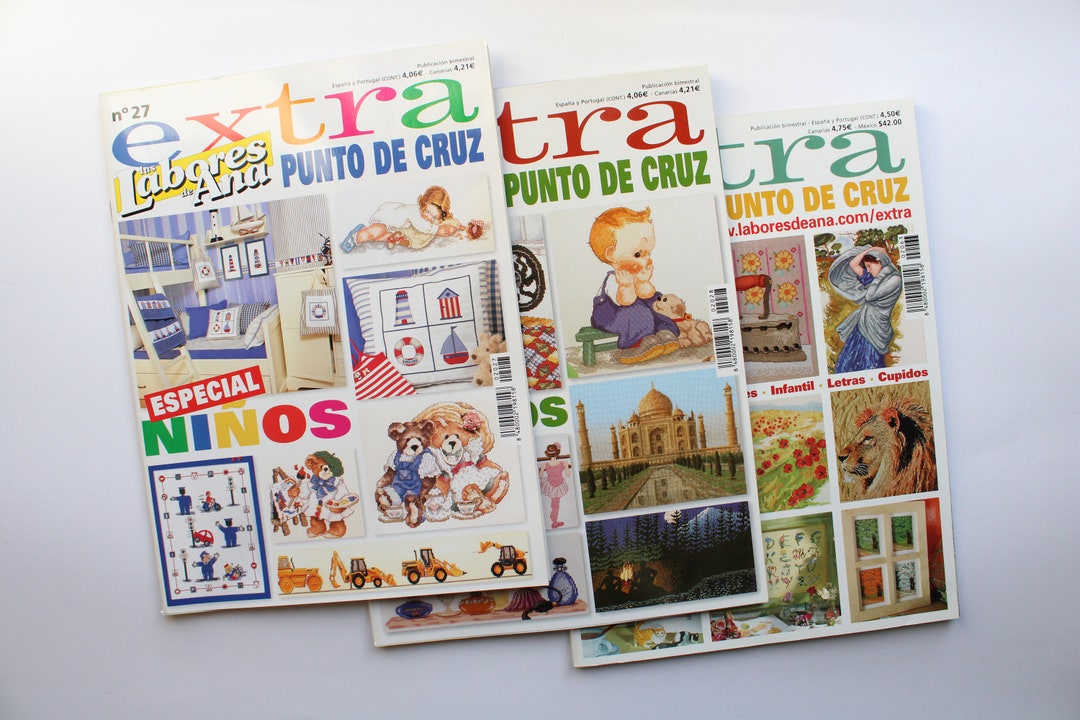 Lot of 3, Vintage Magazines, Los Labores De Ana EXTRA, Spanish ...