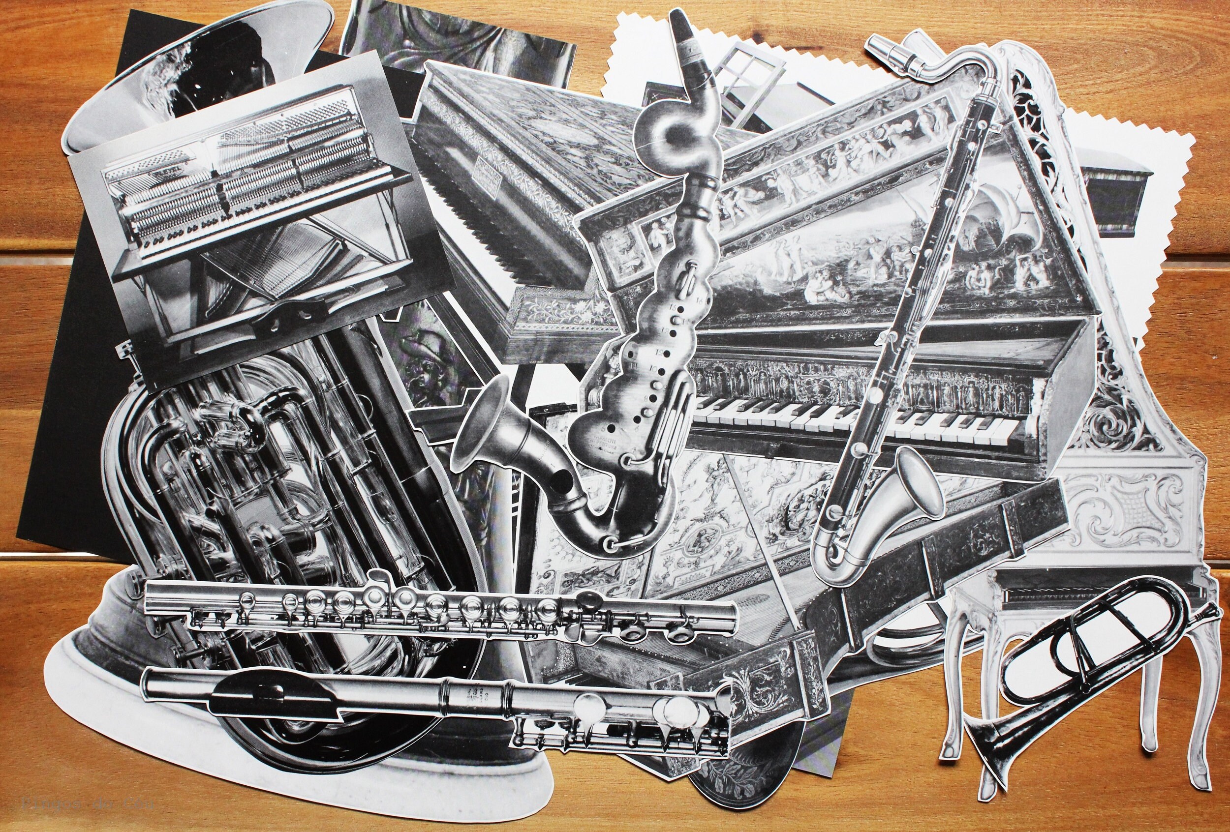 30 Vintage Cut Outs From Original 90s Book, Music Themed, Classic ...