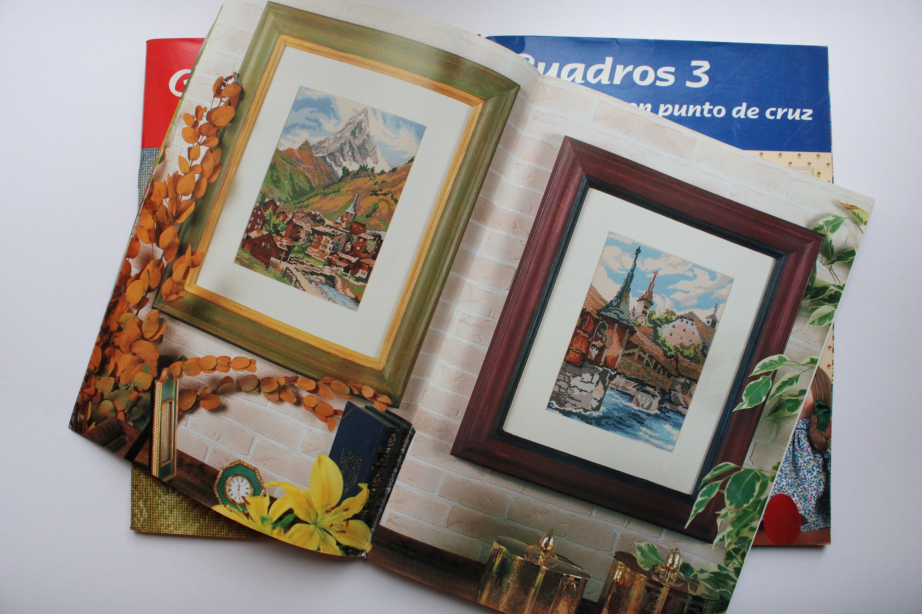 Vintage Magazine, Cross Stitch, Creaciones Artime Magazine, Cuadros Em ...