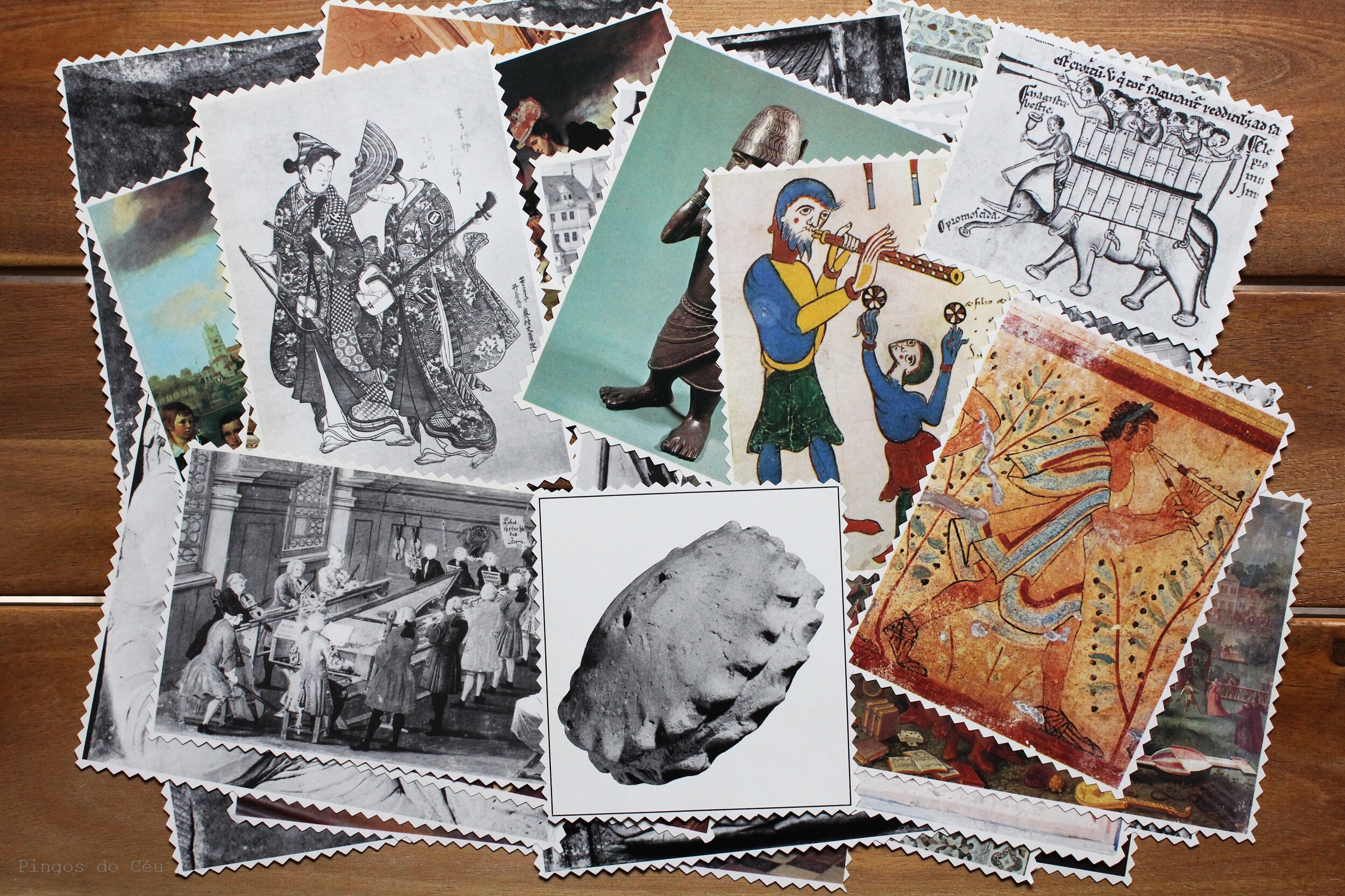 38 Vintage Cut Outs From Original 90s Book, Music Themed, Classic ...