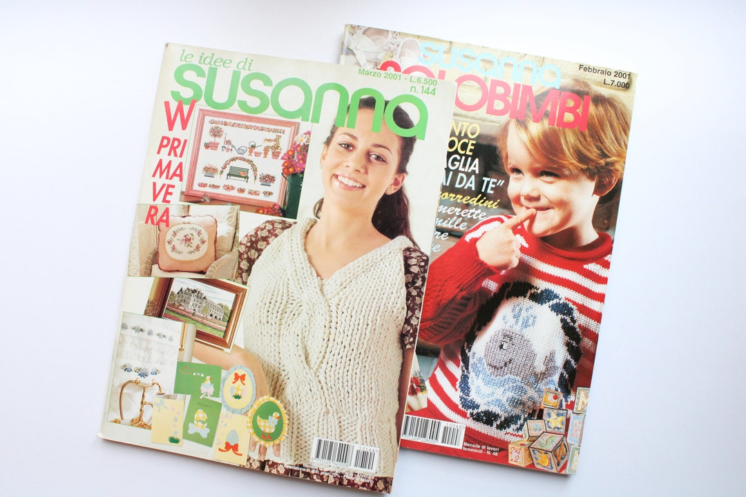 Lot of 2, 2000s Decade, Vintage Magazines, Susanna Solobimbi and Le ...