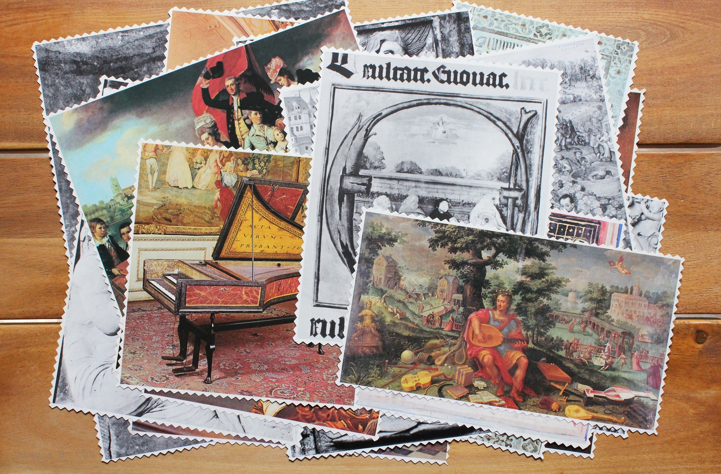 38 Vintage Cut Outs From Original 90s Book, Music Themed, Classic ...