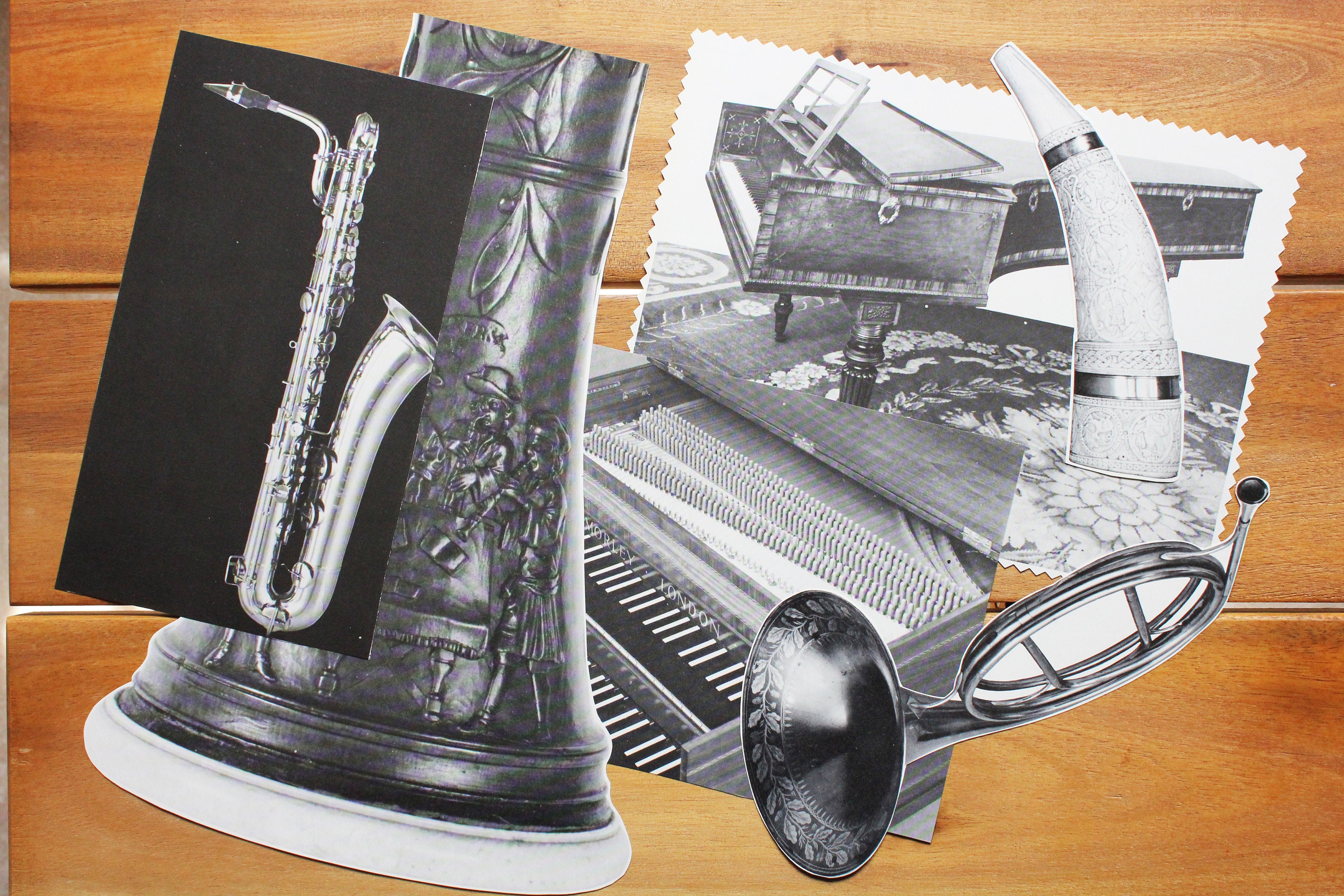 30 Vintage Cut Outs From Original 90s Book, Music Themed, Classic ...