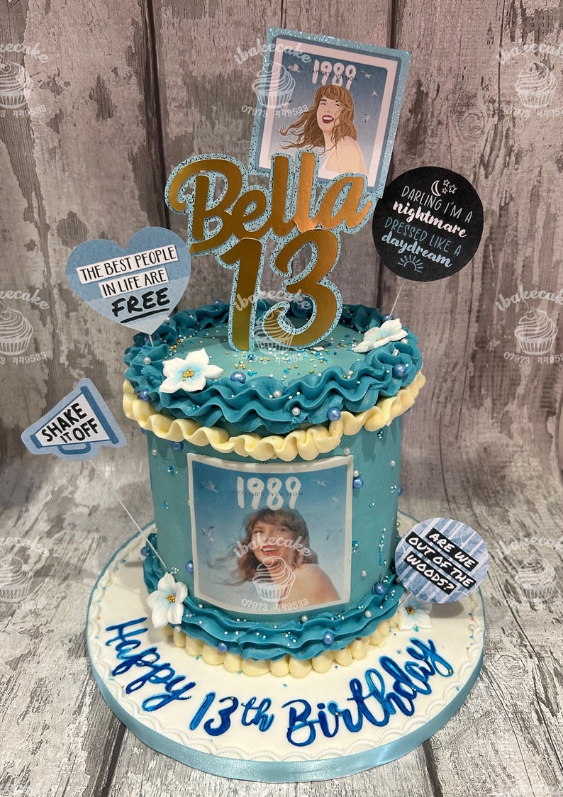 Taylor Swift Inspired Cake Toppers - Etsy
