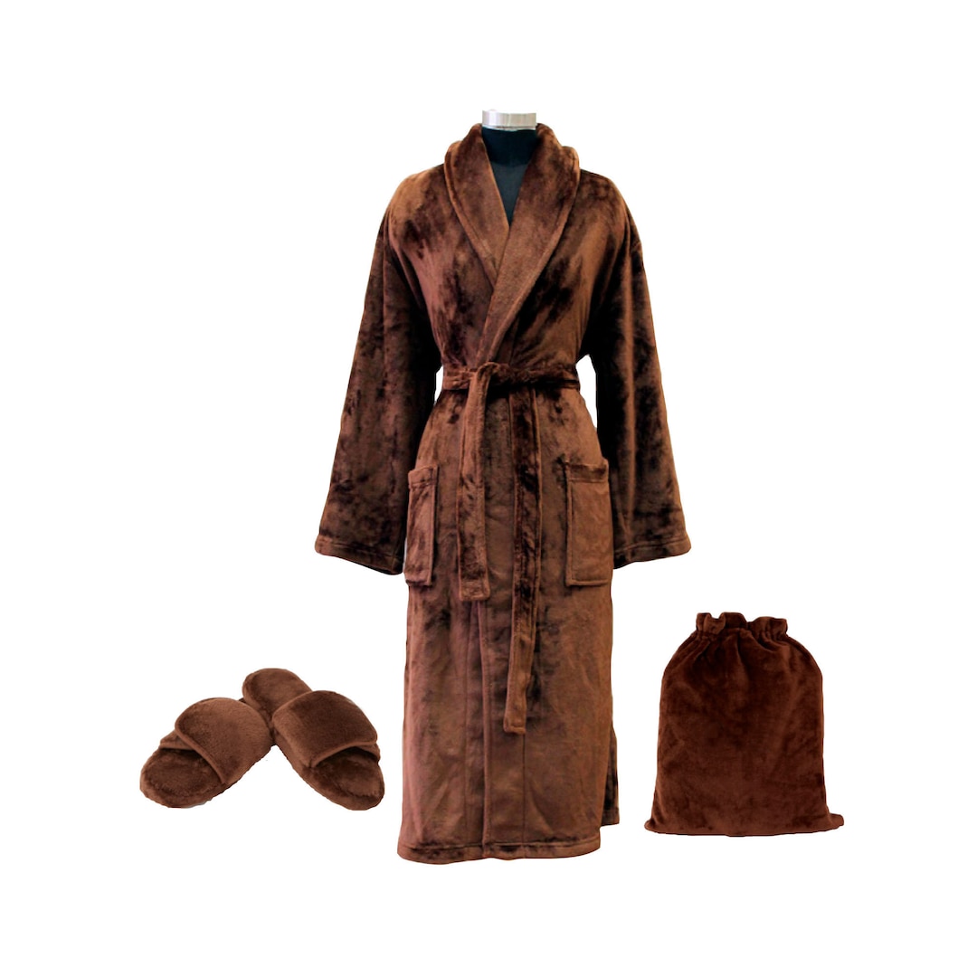 Plush Robe, Slipper & Tote Bundle S / M - Etsy
