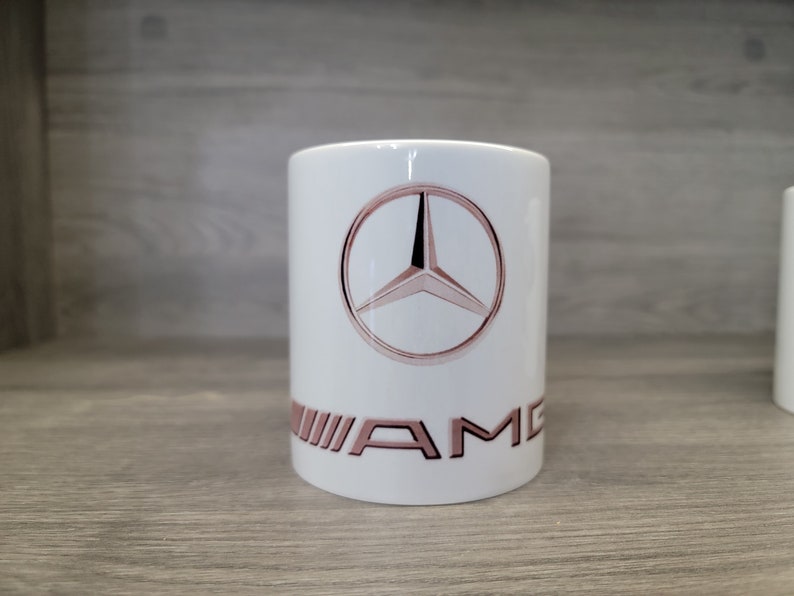 Personalised Mugs Car Logo Ford, Nissan GTR, Mercedes AMG. Fathers Day ...