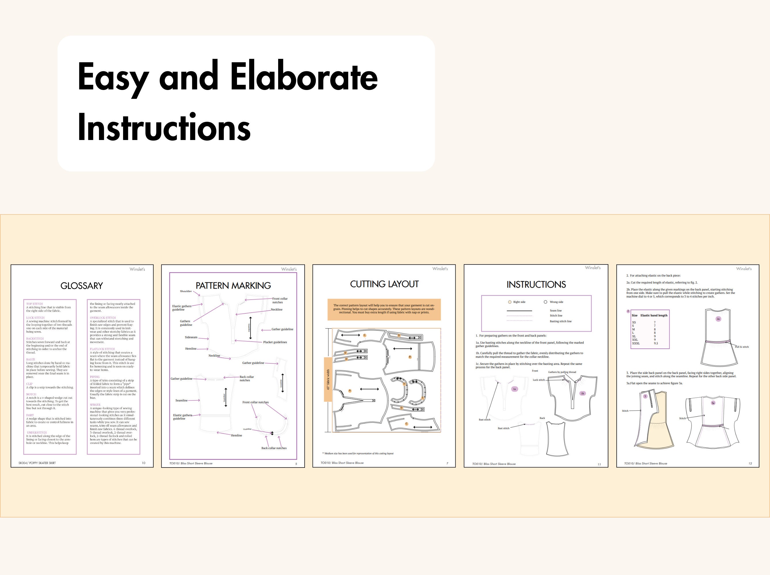 Blouse Pattern | Short Sleeve Blouse Pattern| Easy Blouse Sewing ...