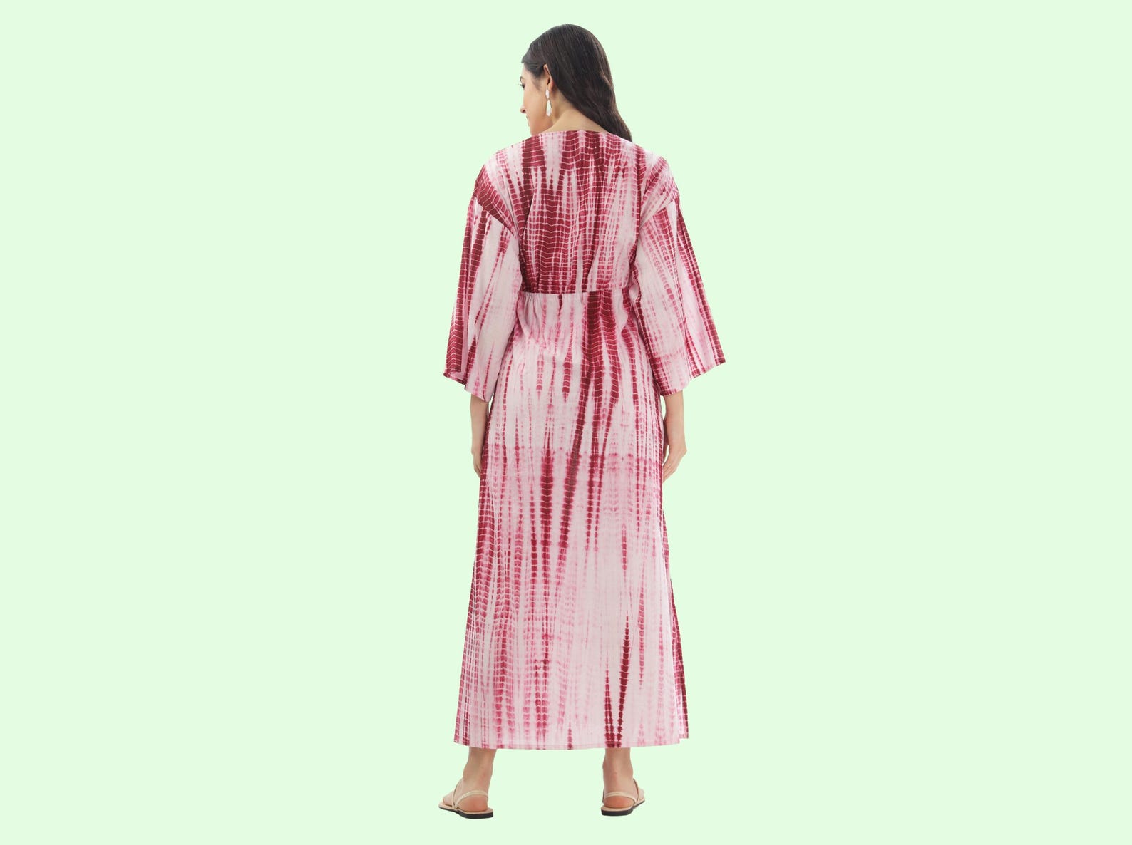 Easy Kaftan Dress Sewing Pattern| Maxi Dress With Drawstring Waist ...