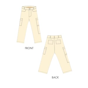 Digital Cargo Pants Pattern for Women - Etsy