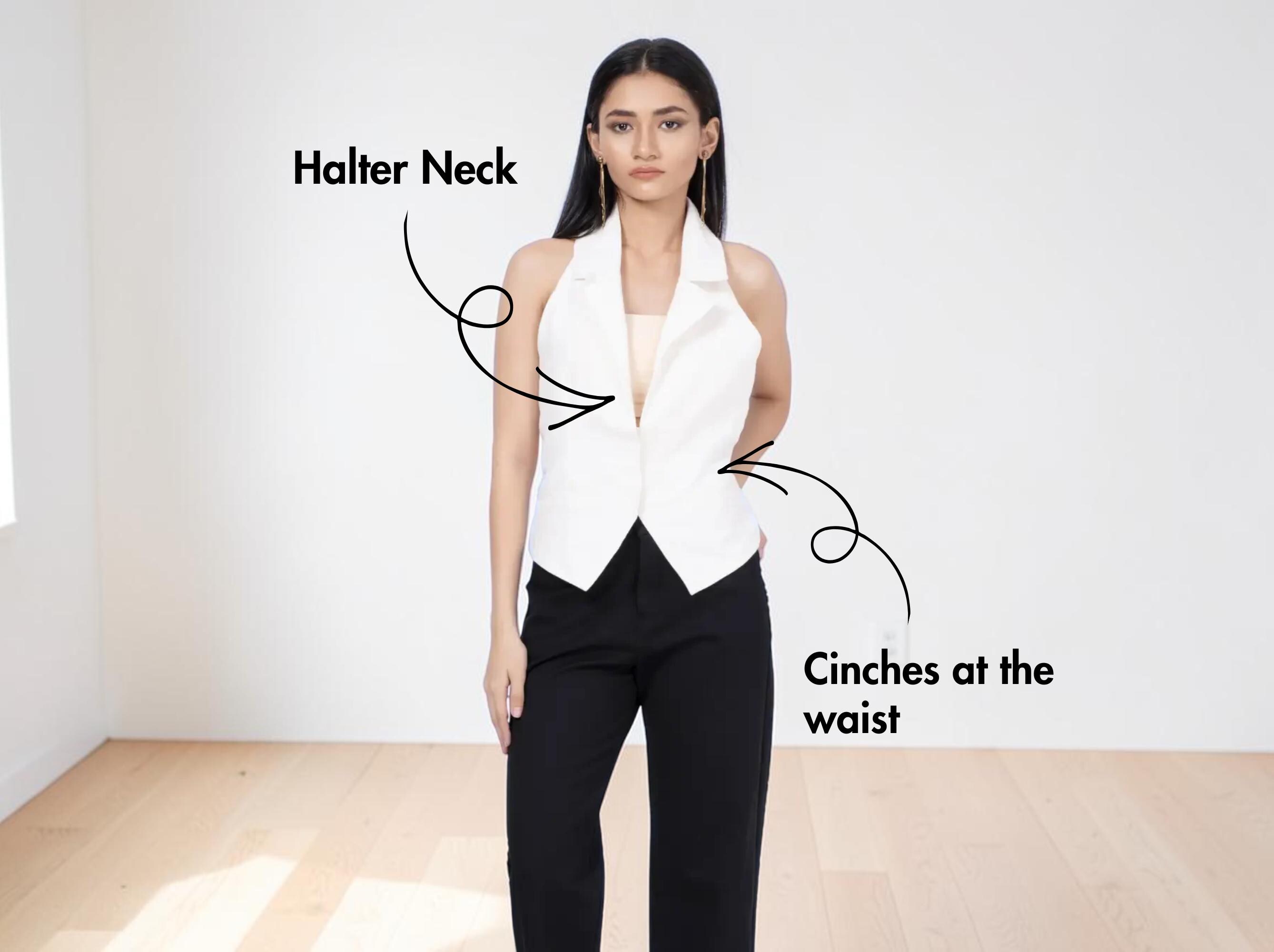 Vest Pattern| Halter Neck Pattern| Easy Top Sewing Pattern| Backless ...