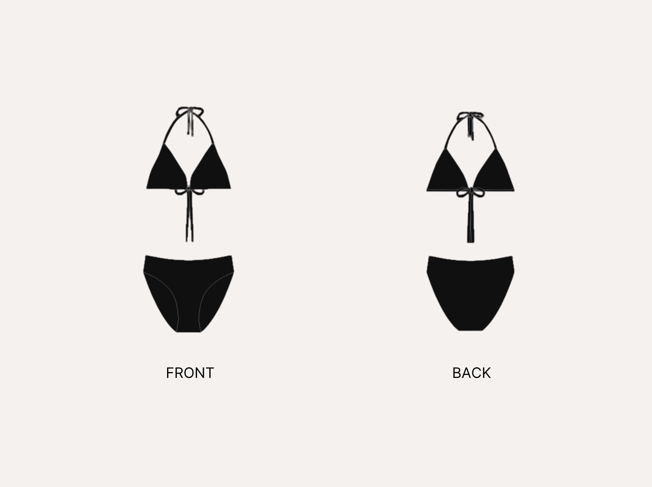 Triangle Bikini Sewing Pattern| Easy Bikini Sewing Pattern| Handcrafted ...