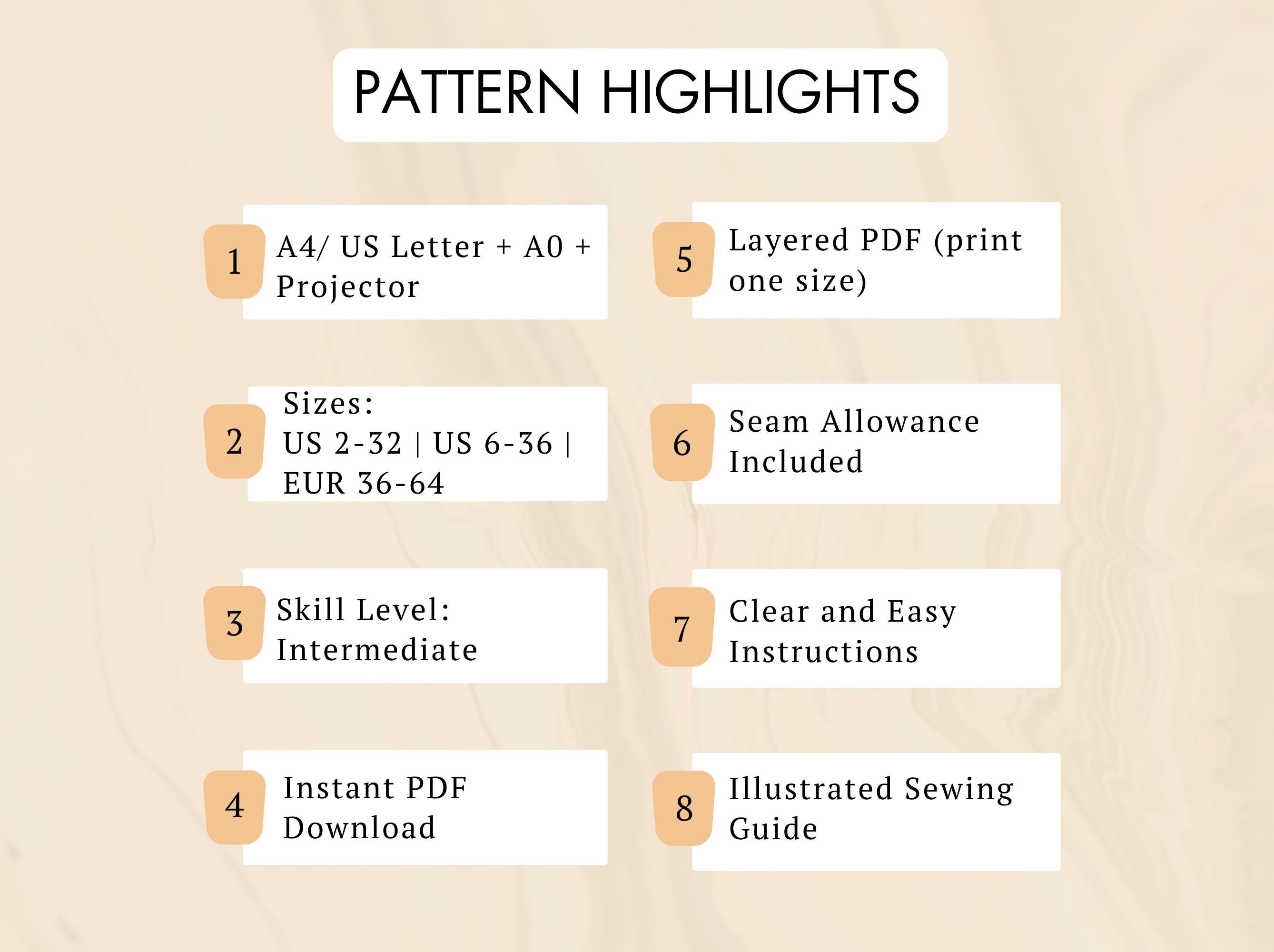 Cargo Pants Pattern, Cargo Trousers Pattern, Simple Pants Pattern ...