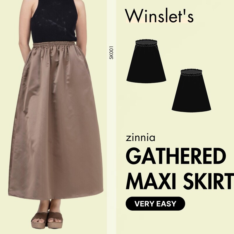 Gathered Skirt - Etsy