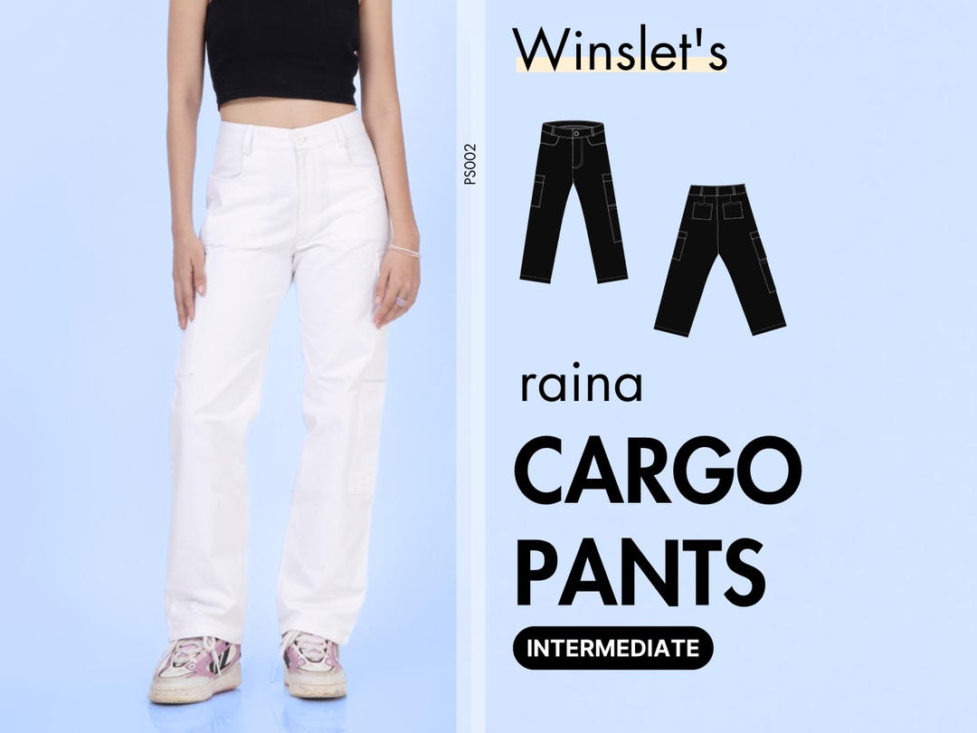 Cargo Pants Pattern, Cargo Trousers Pattern, Simple Pants Pattern ...