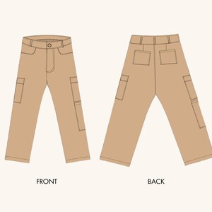 Cargo Pants Pattern, Cargo Trousers Pattern, Simple Pants Pattern ...