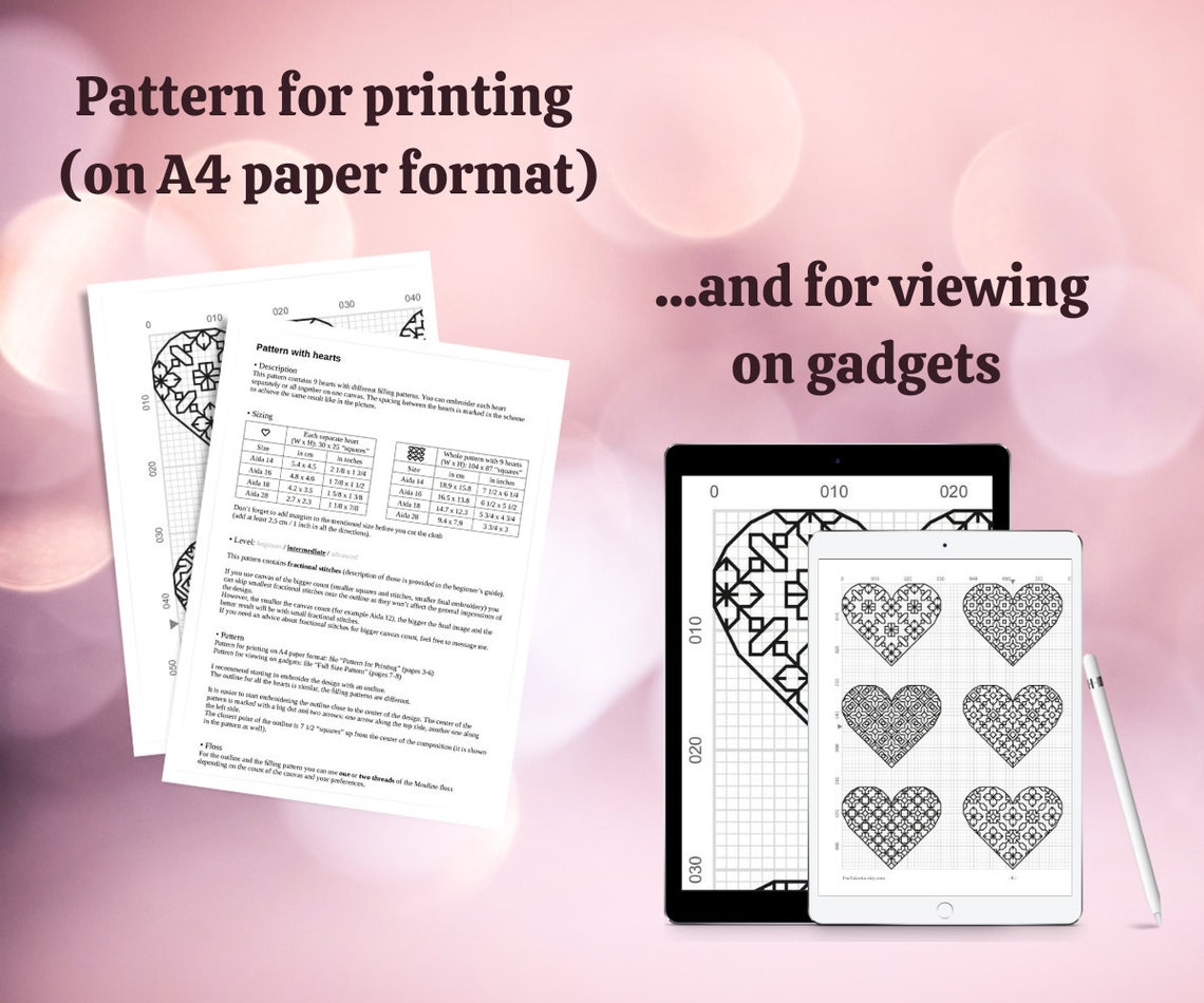 Cross-stitch PDF Pattern - Temperature Chart - Retro Game Embroidery ...