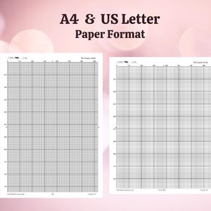 Cross-stitch Graph Paper - Printable Grid - Instant Download - Canvas ...