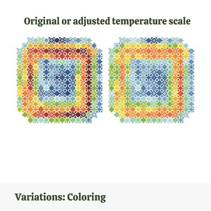Temperature Chart - Cross-stitch PDF Pattern - Regular and Leap Years ...