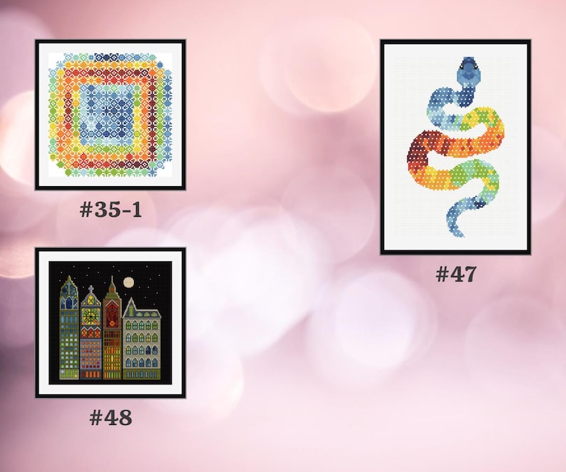 Custom Temperature Chart - Cross-stitch PDF Pattern - Colorful ...