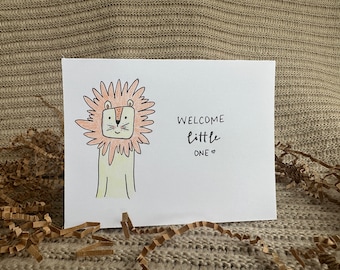 Welcome Little One! Baby Card - Etsy