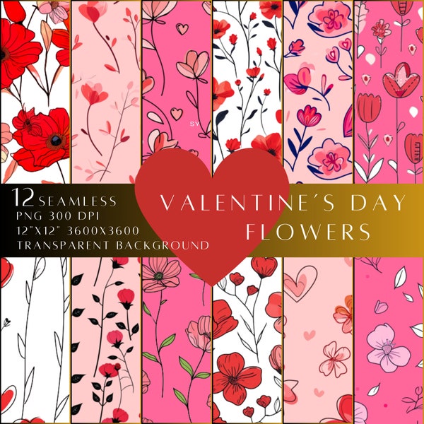 Flower Wrapping Paper - Etsy