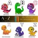 Coloring Pages Alphabet ABC 26 Species of Dinosaurs Collections ...