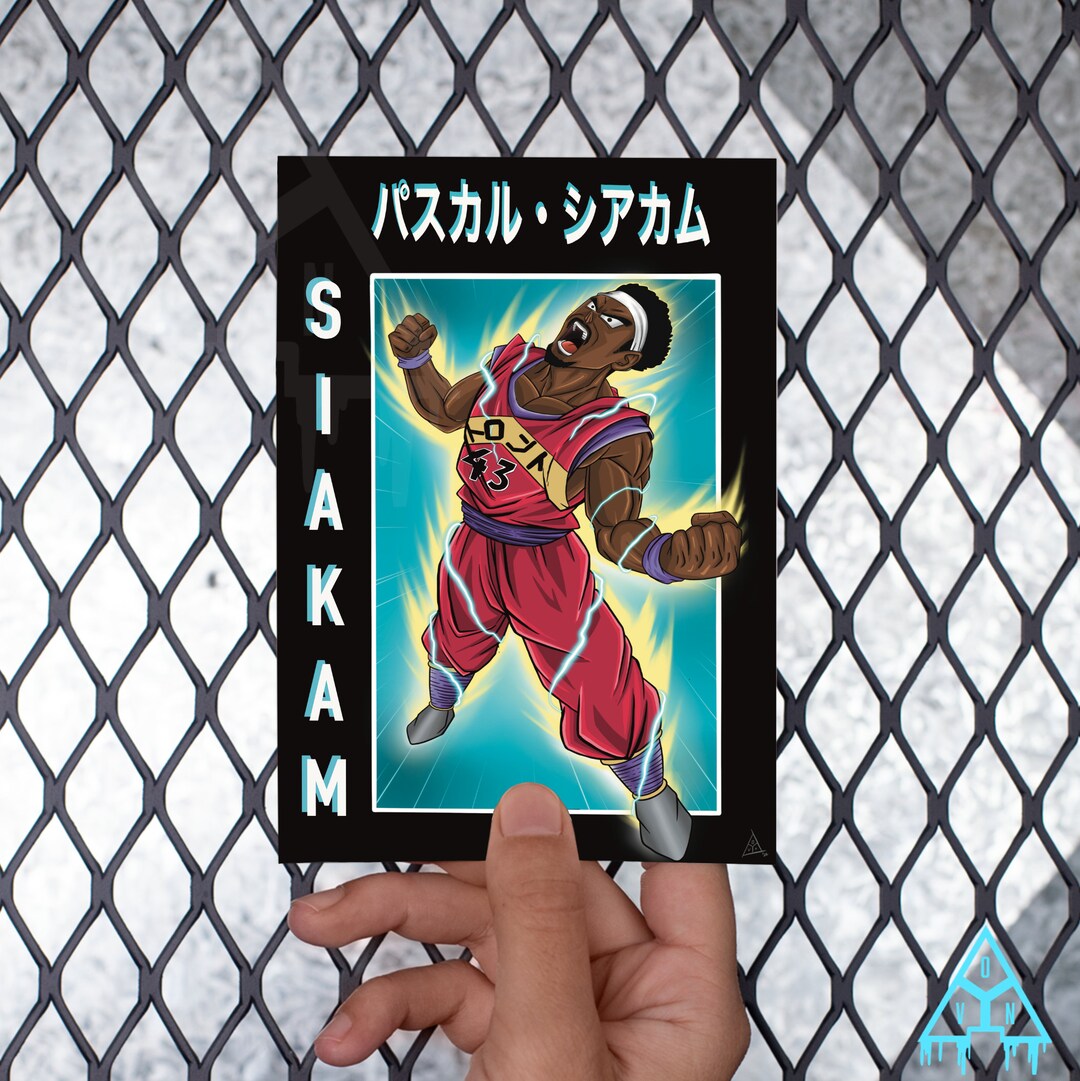 Basketball Player Mini Art Pascal Siakam Anime Style Art - Etsy
