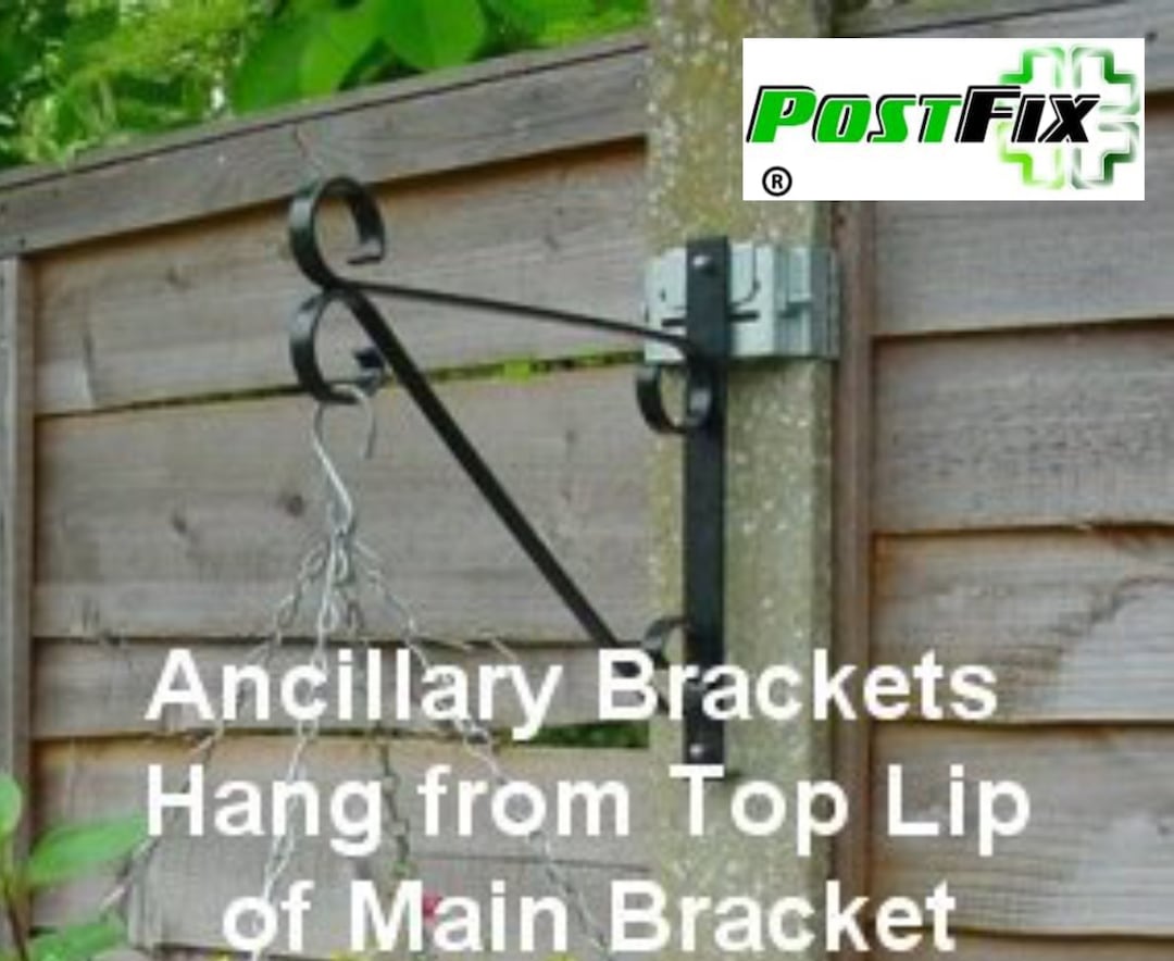 Postfix® 4" X 4" Bracket and Hanging Basket Adaptor for Slotted ...