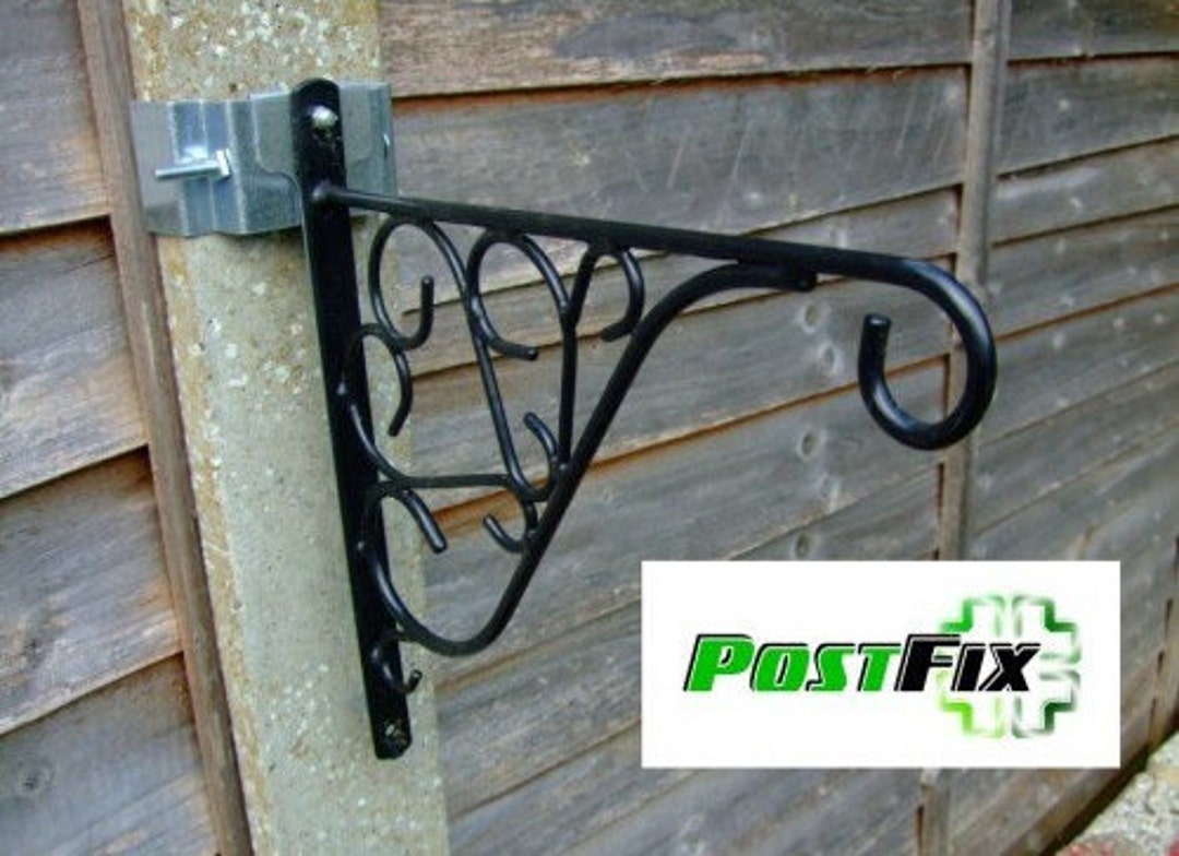 Hanging Basket Adaptor Brackets | Brackets for Concrete Garden Posts ...